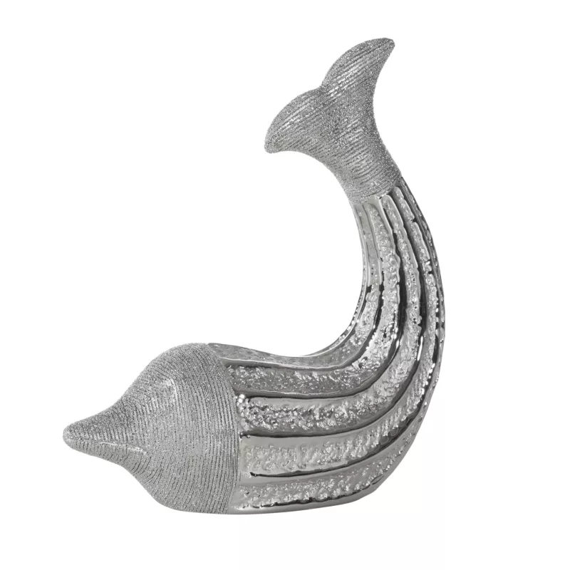 Figurka dekoracyjna PATO srebrny delfin Eurofirany | Sklep internetowy ...